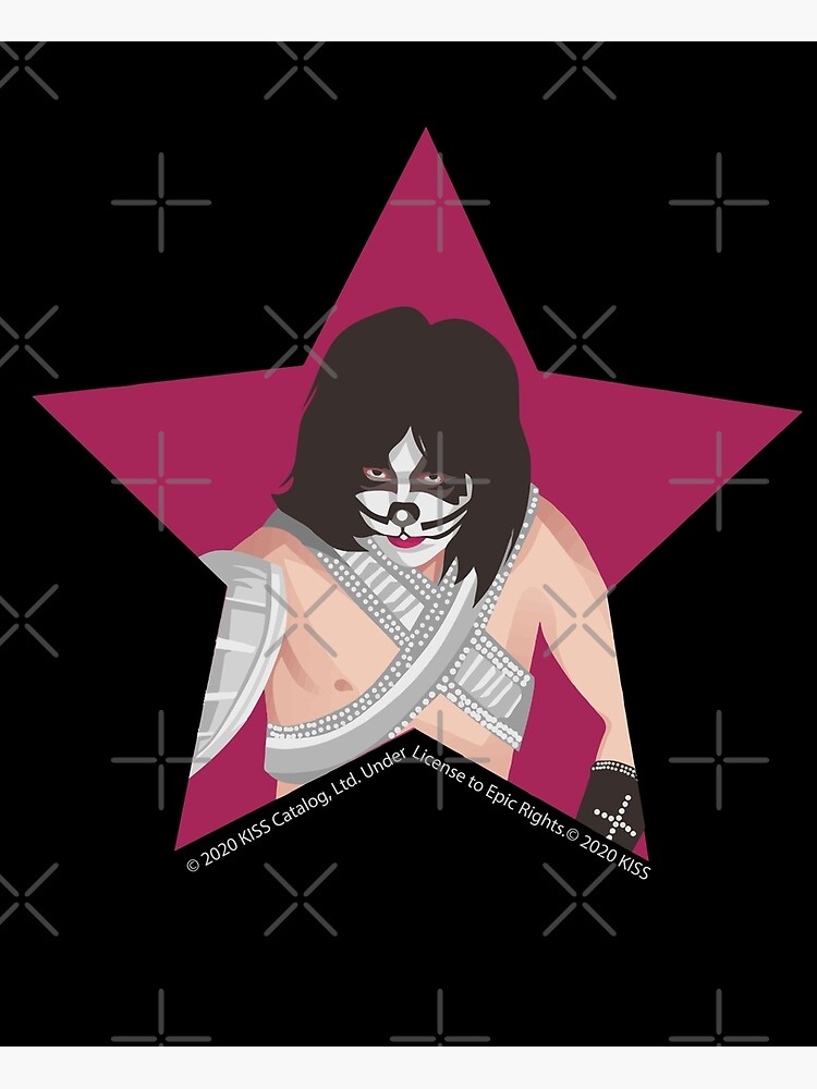 "KISS - The Catman - Cool Star Vector" Art Print by kissfanatic | Redbubble