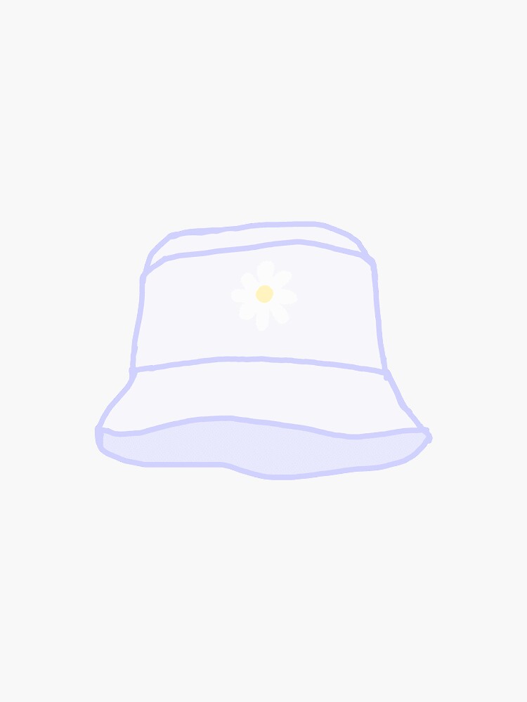"Aesthetic Bucket Hat Purple" Sticker by AinsleysArtwork | Redbubble
