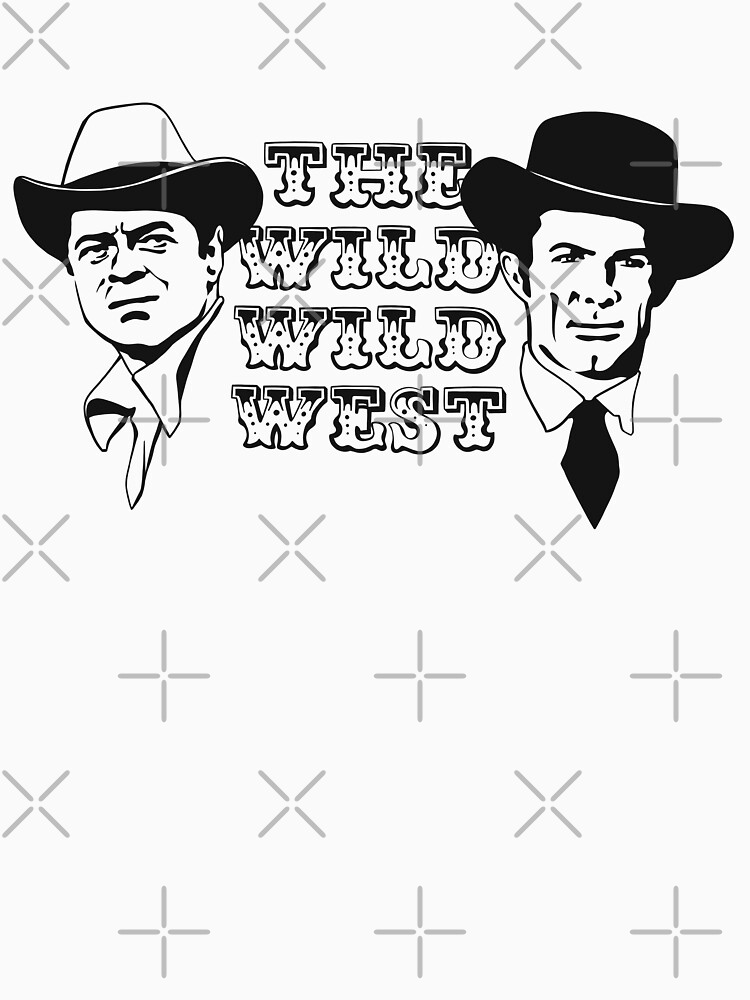"The Wild Wild West TV Series black" T-shirt for Sale by LapinMagnetik ...