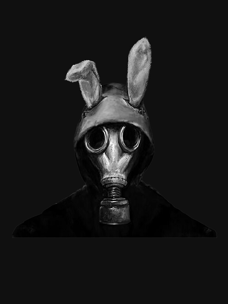 "Black Rabbit Scary Rabbit " T-shirt for Sale by deen3k | Redbubble ...