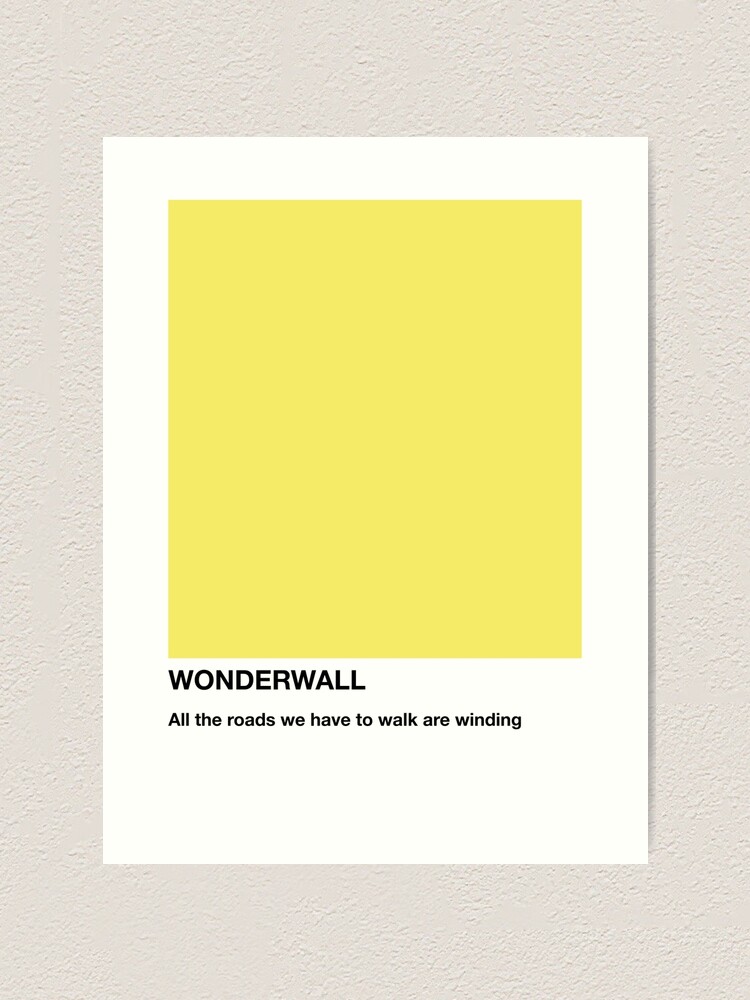 "Wonderwall Pantone Color Swatch" Art Print for Sale by alivia27 ...