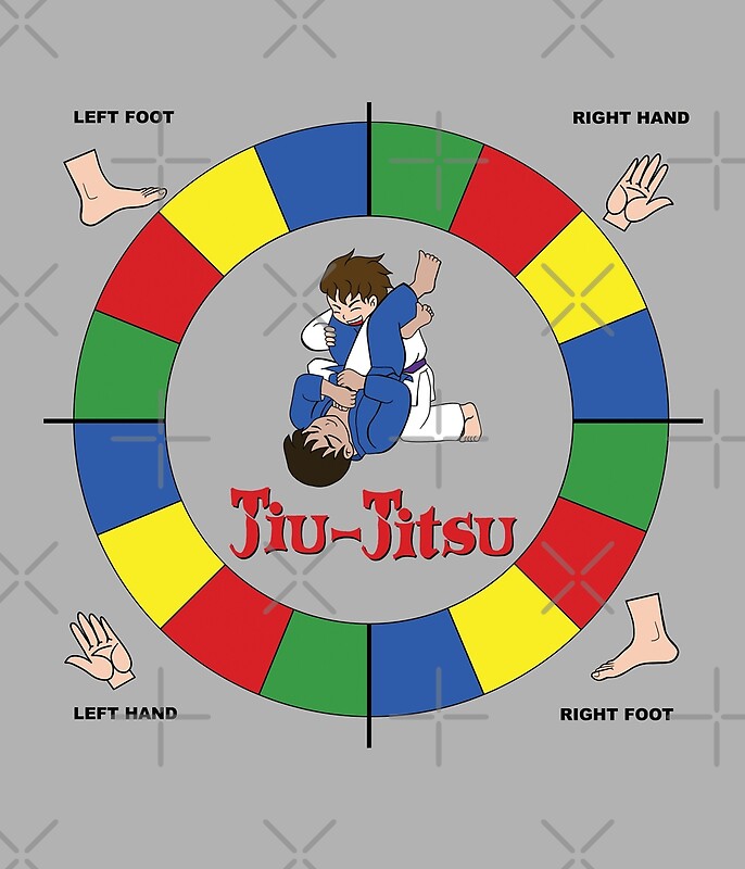 "Twister Jiu Jitsu Mashup" by LalypopArt | Redbubble