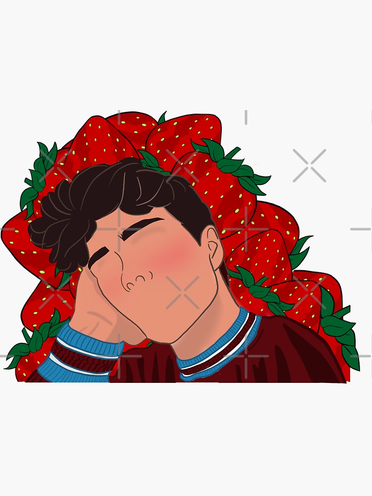 "Strawberry krol" Sticker for Sale by Bellasherryyy | Redbubble