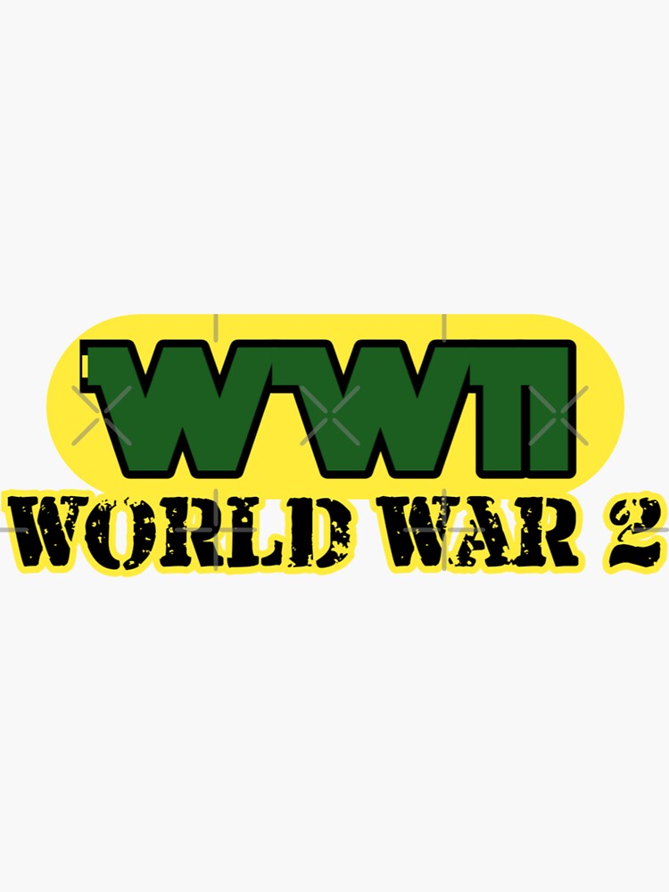 "World War 2" Sticker for Sale by Ankhmesut | Redbubble