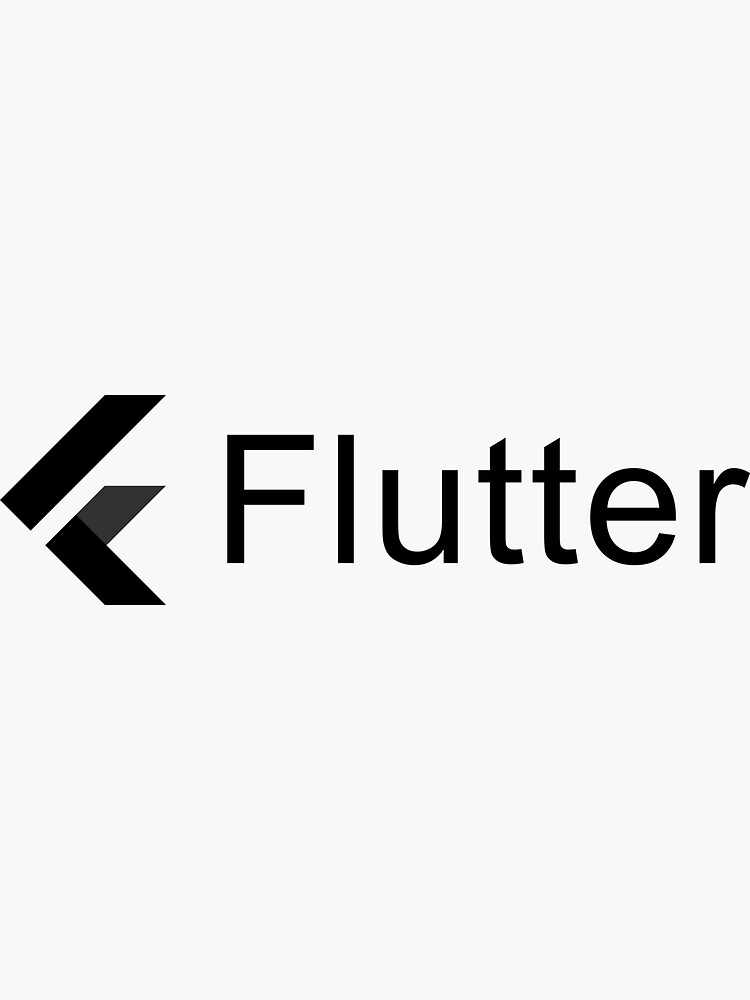 "Flutter Black and White" Sticker for Sale by masfran | Redbubble