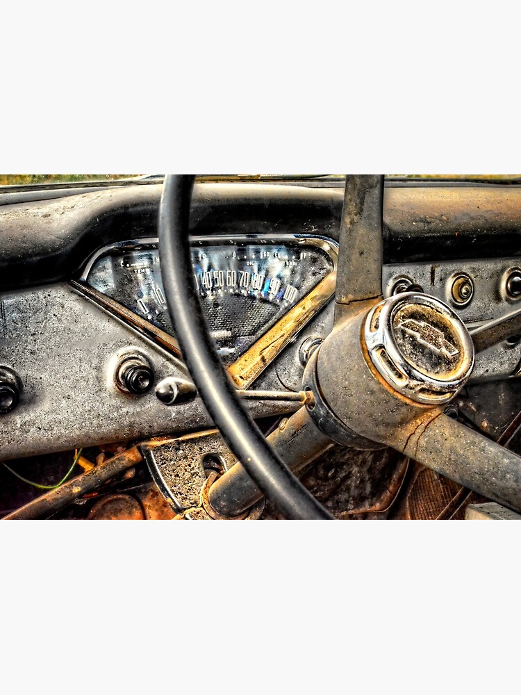 "Classic Chevy Pickup Dash" Art Print for Sale by loggeron30 | Redbubble