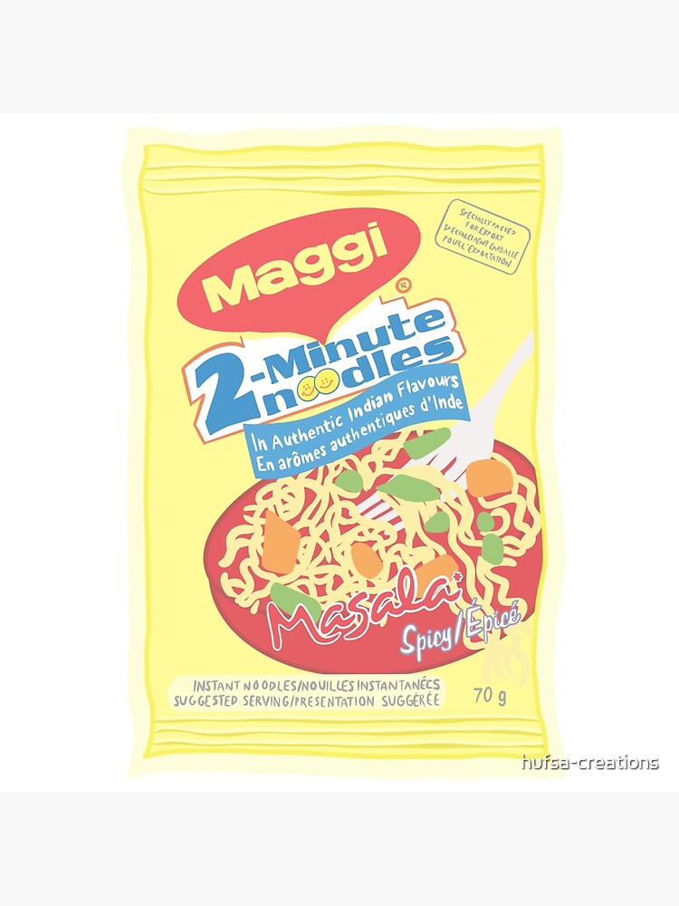 "Maggi Noodles" Poster by hufsa-creations | Redbubble