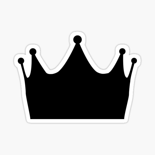 "CROWN! KING! RULER! POWER!" Sticker by liya-roy | Redbubble