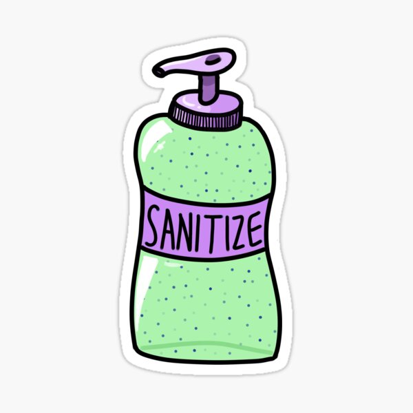 "Hand Sanitizer" Sticker by sterileect | Redbubble