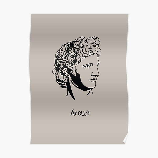 "Apollo the Greek God" Poster for Sale by RPuniquedesigns | Redbubble