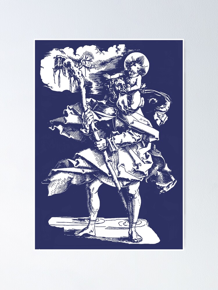 "St Christopher" Poster for Sale by neteor | Redbubble