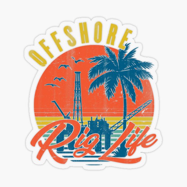 Offshore Drilling Stickers | Redbubble