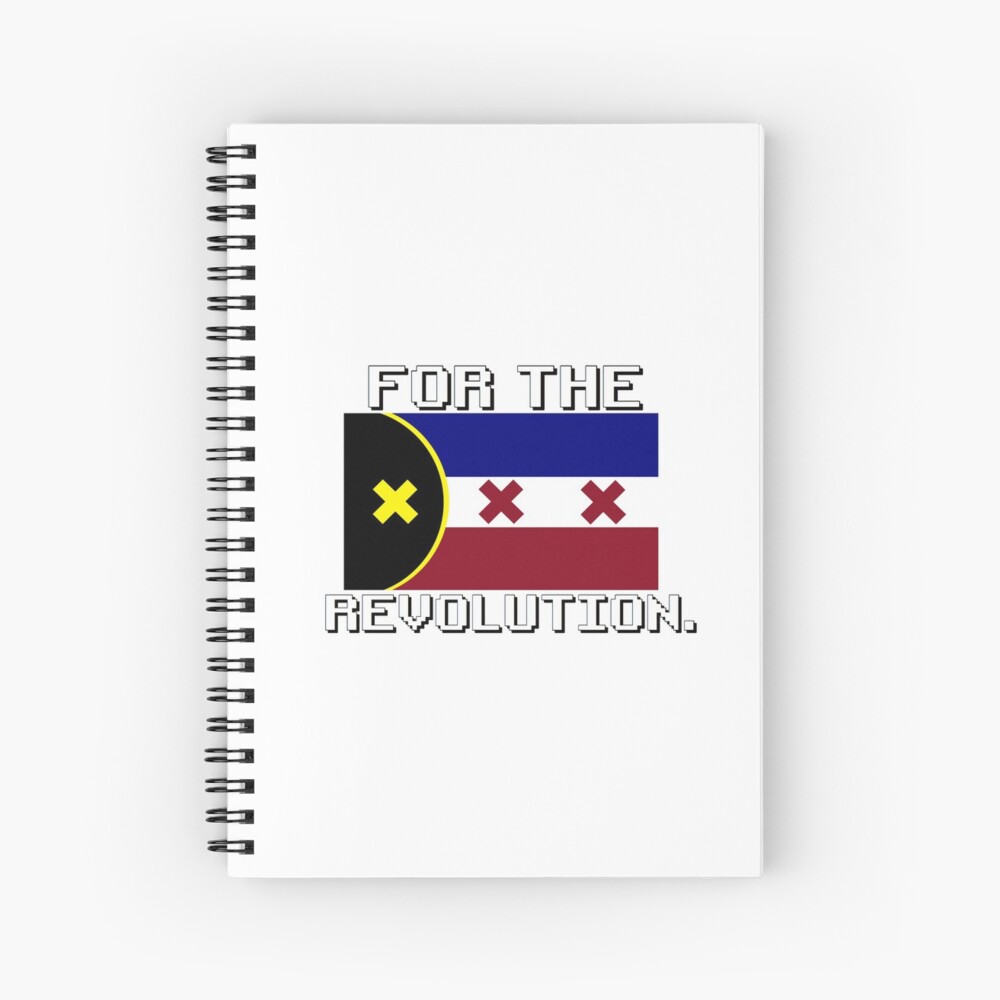 "FOR THE REVOLUTION." Spiral Notebook for Sale by kendralauu | Redbubble