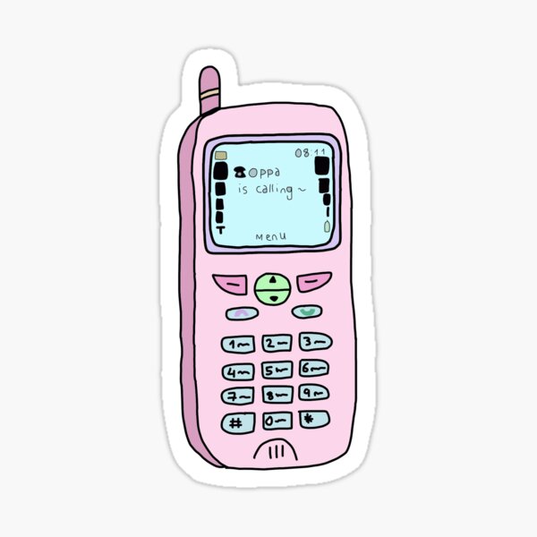 "Aesthetic Phone" Sticker for Sale by designingstars | Redbubble