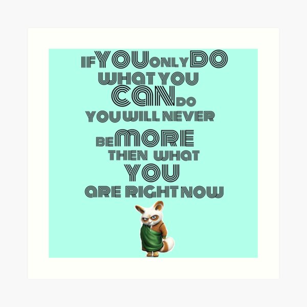 "Kung fu panda, master shifu" Art Print for Sale by Toothless-3377 ...