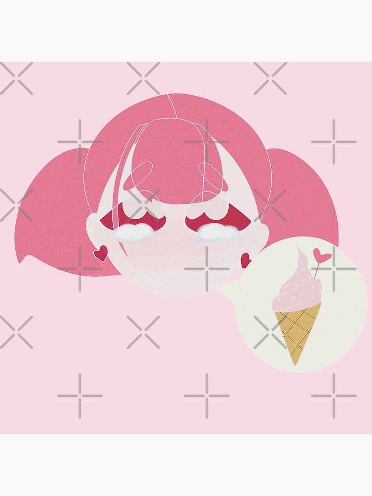 "cute girl crying for ice cream" Poster by mioom | Redbubble