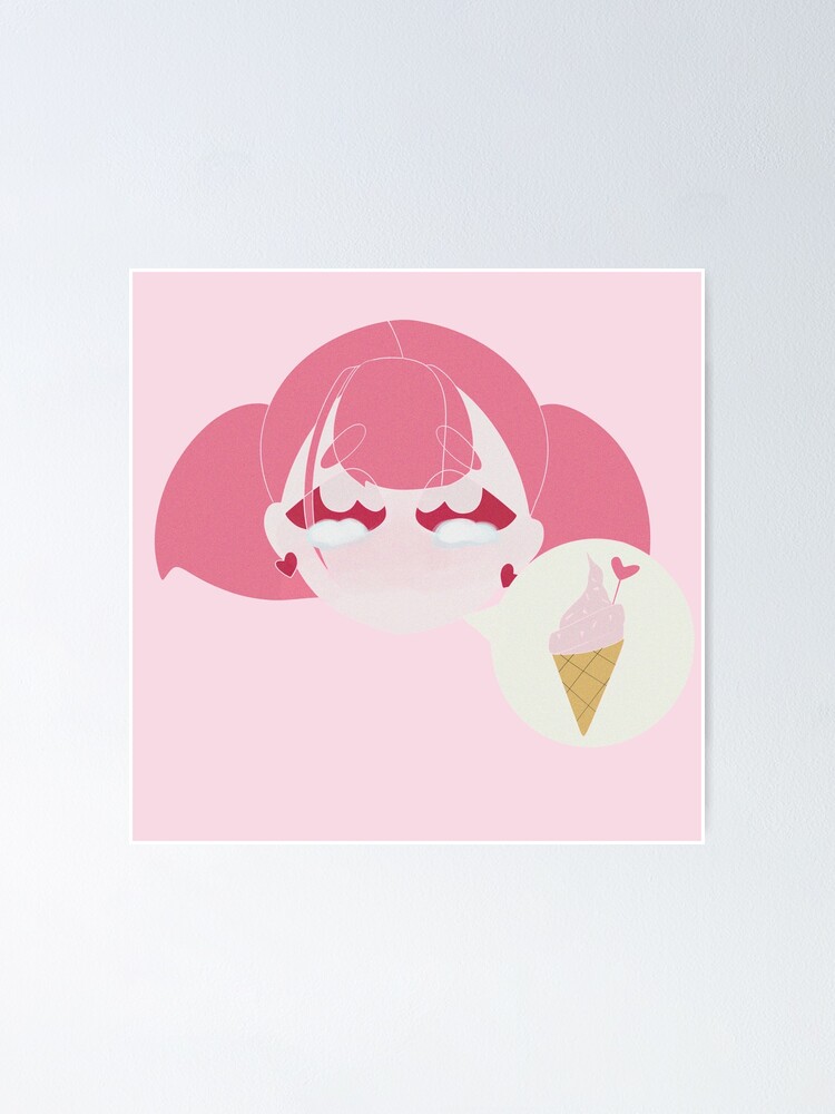 "cute girl crying for ice cream" Poster by mioom | Redbubble