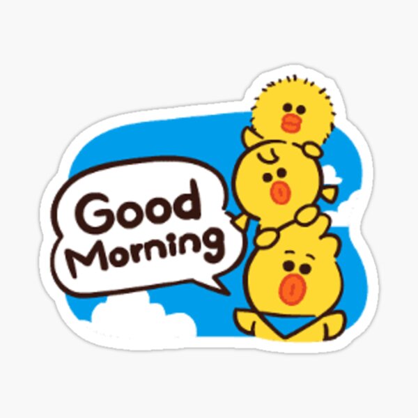 "Sally Good Morning" Sticker by LineFriend | Redbubble