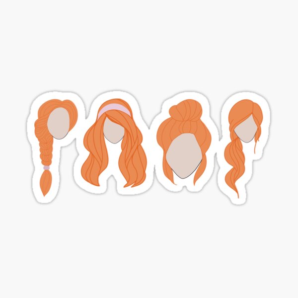"Perfect Gift for Redheads, Red / Ginger Hair Designs" Sticker for Sale ...