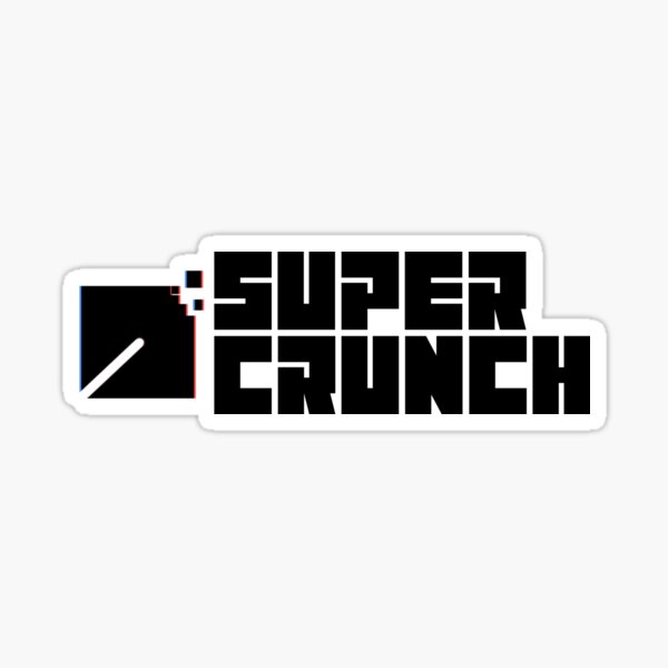 "Super Crunch Project logo" Sticker for Sale by blaffsaffingo | Redbubble