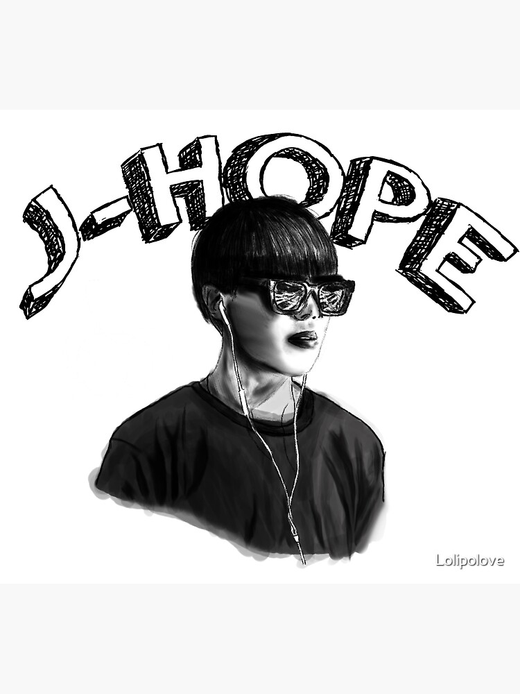 "J-Hope" Sticker for Sale by Lolipolove | Redbubble
