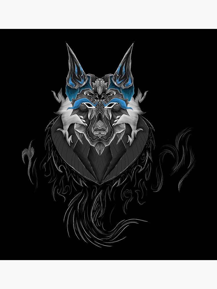 "Bot wolf" Poster by Dragon-scale | Redbubble