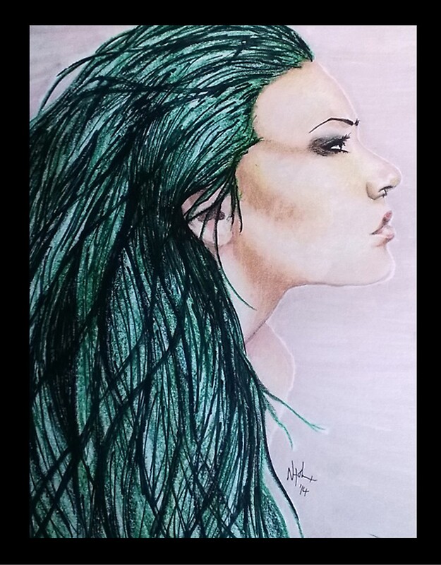 "Copic Marker Portrait" by Natalie Holden | Redbubble