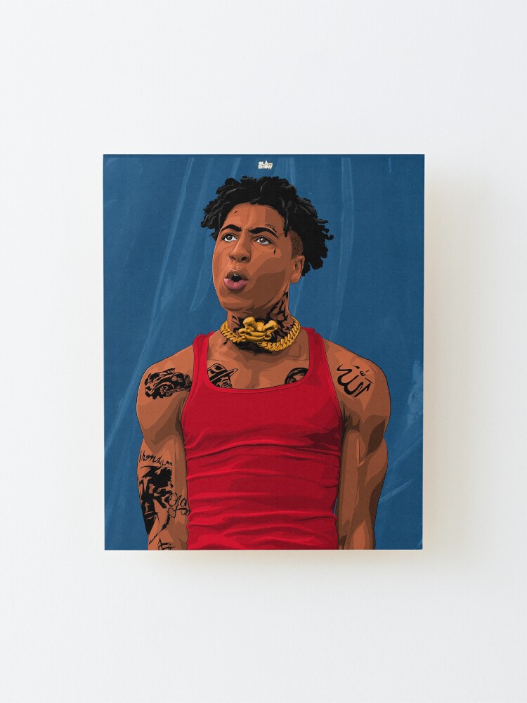 "Nba YoungBoy " Mounted Print for Sale by olaforshow | Redbubble
