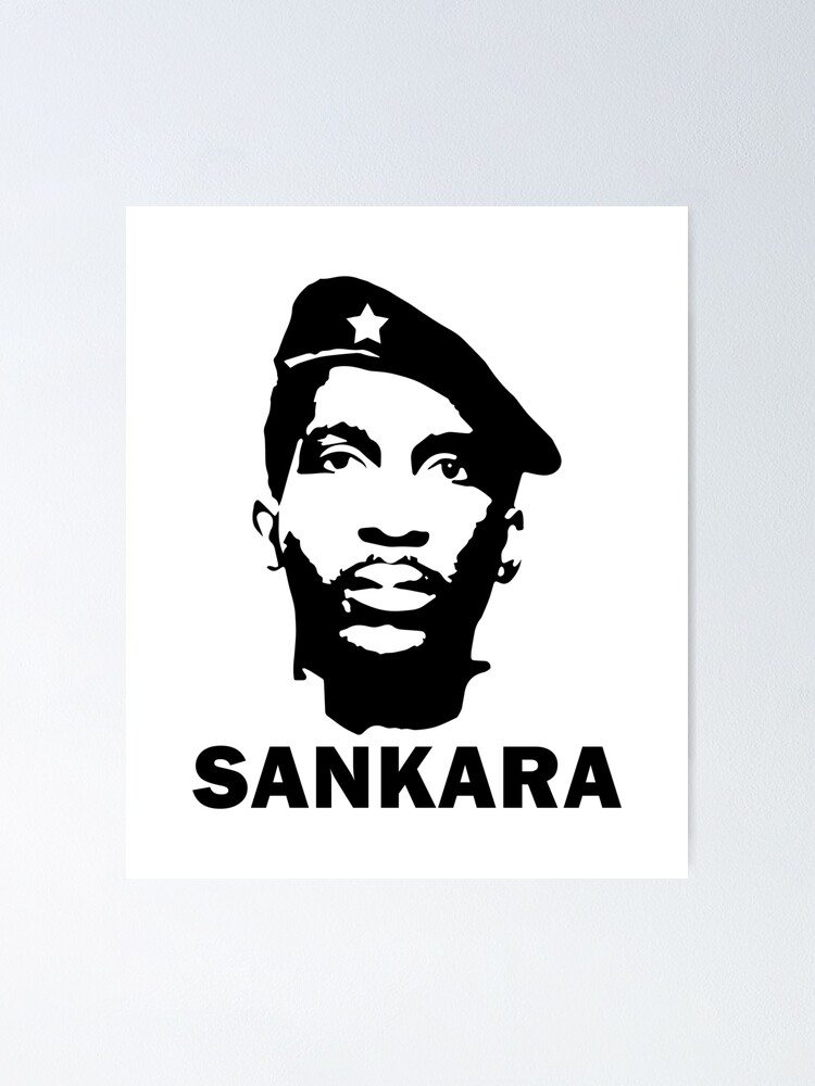 Poster « Thomas Sankara », par Nkioi | Redbubble