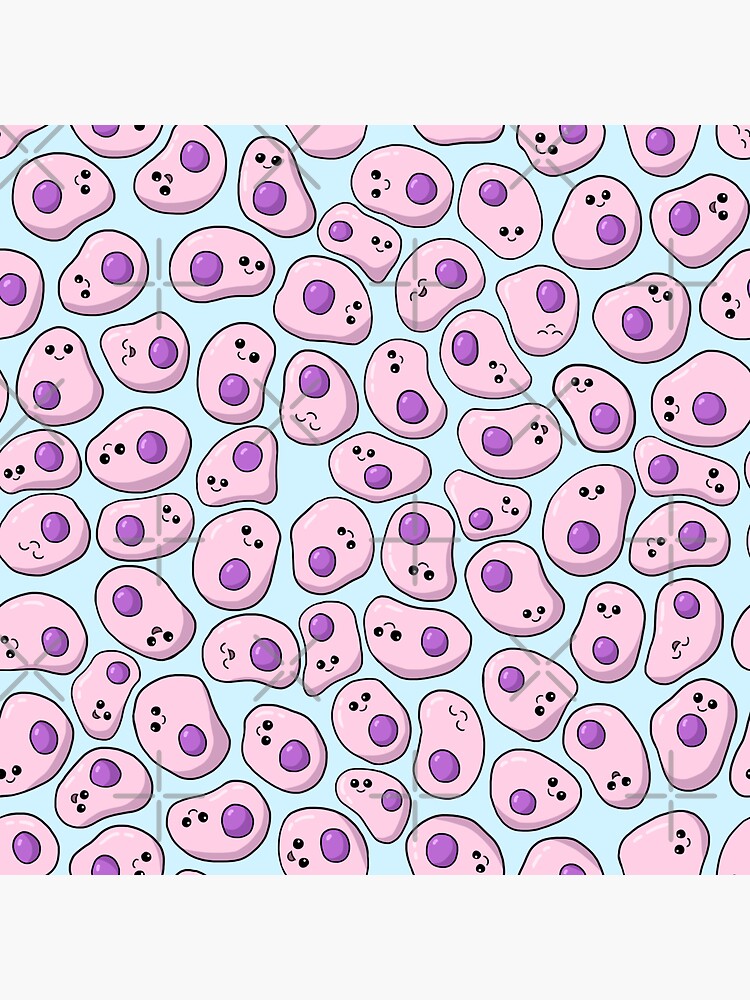 "Cute Cells Pattern" Sticker by cutescience | Redbubble