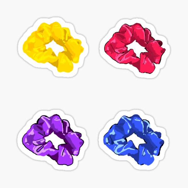 "Aesthetic Scrunchie Sticker Pack" Sticker for Sale by KatharineArt ...