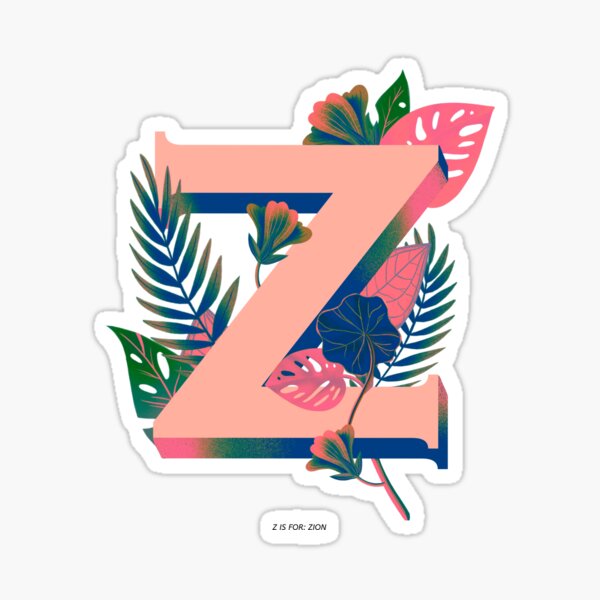 "Z Alphabet" Sticker for Sale by Asian-Tee | Redbubble