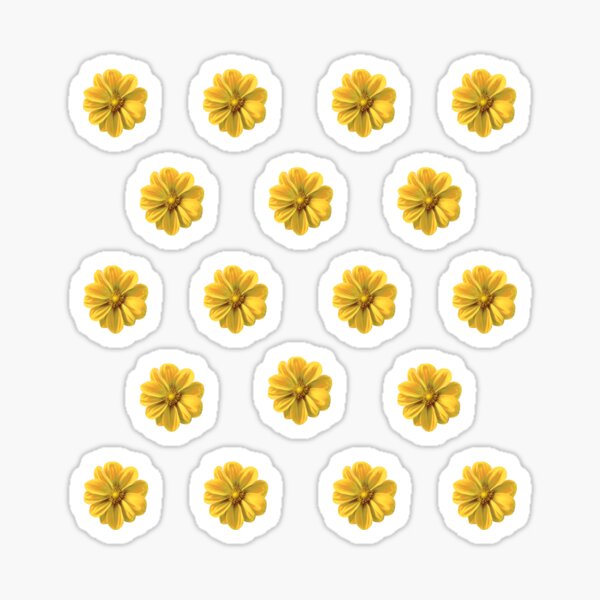 "Yellow Flower Pack" Sticker for Sale by Peony-Designs | Redbubble