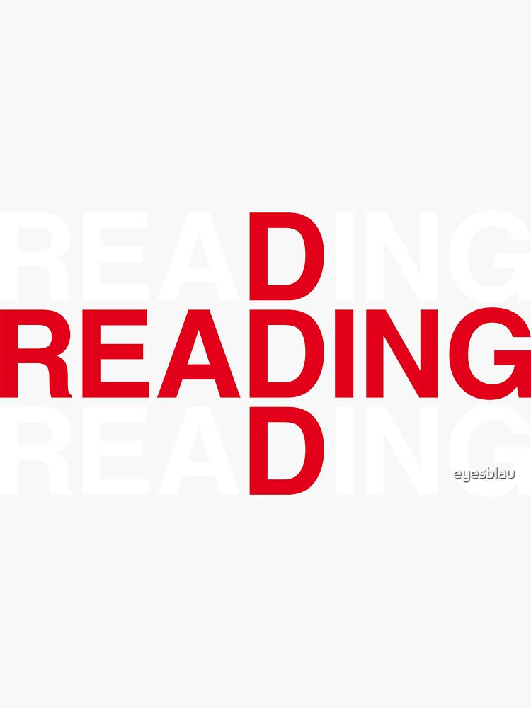 "READING Union Jack Flag" Sticker by eyesblau | Redbubble