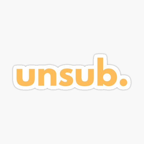 Criminal Minds Unsub Stickers | Redbubble