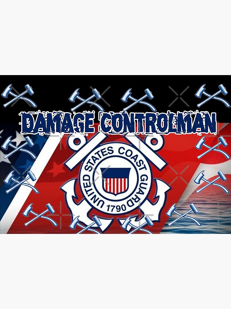 "Damage Controlman USCG" Mask for Sale by Mbranco | Redbubble