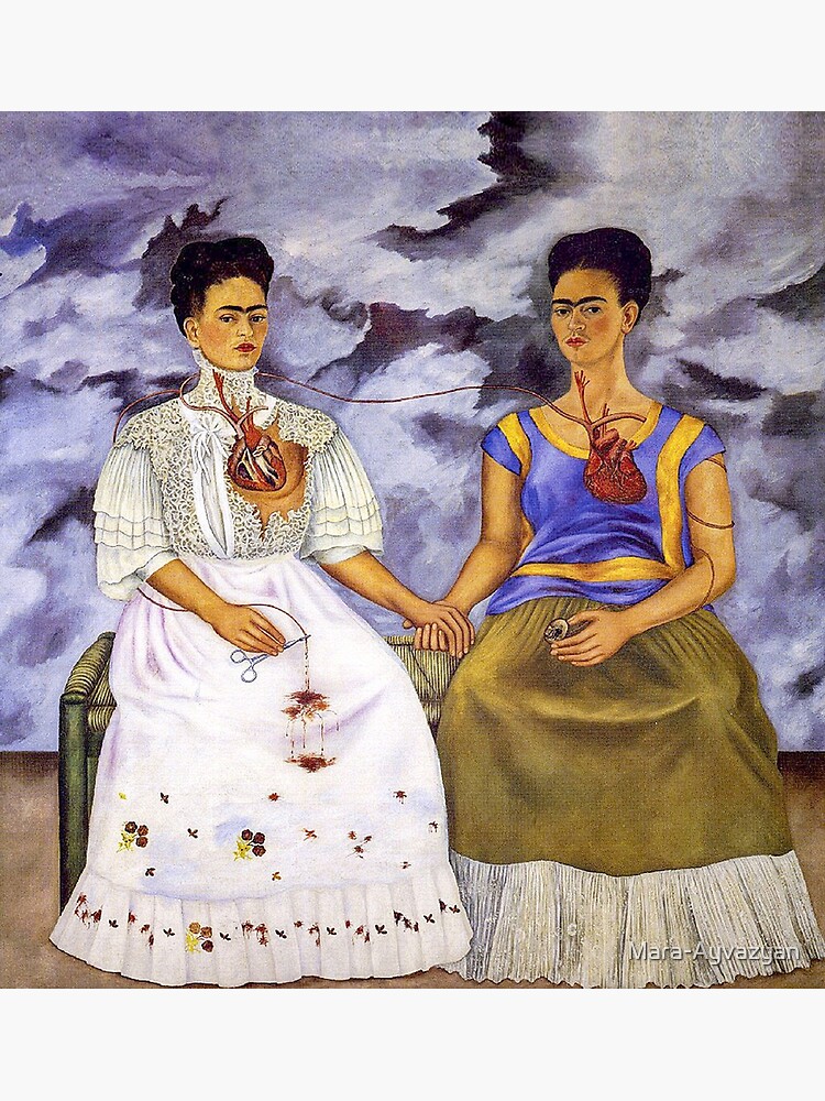 The Two Fridas by Frida Kahlo Canvas sold by Moat Angelia | SKU 3192258 ...