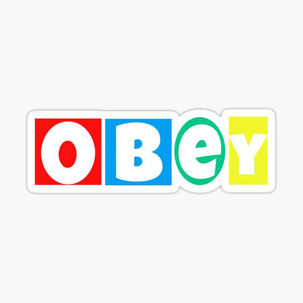 "BTS J HOPE OBEY" Sticker by jonathanjp123 | Redbubble