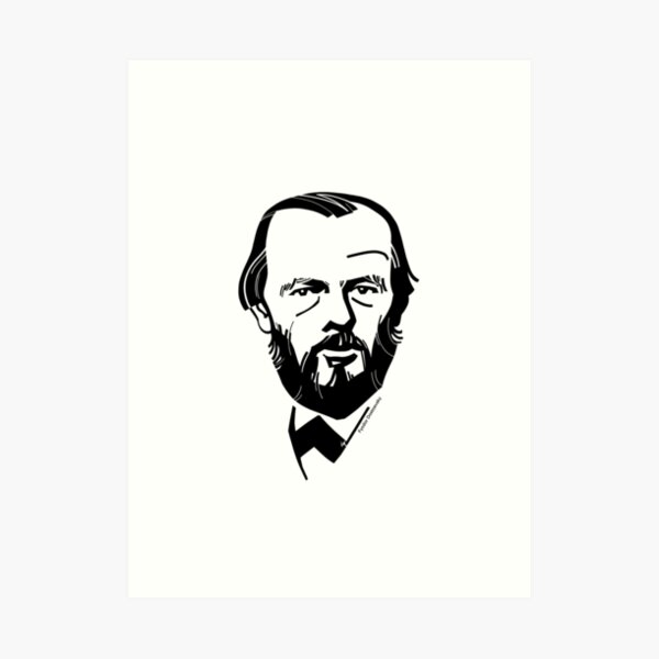 "Fyodor Dostoevsky" Art Print by irinaivanova | Redbubble