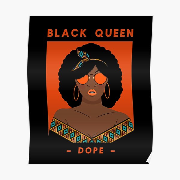 "Black Queen Dope" Poster for Sale by Thrillsy | Redbubble