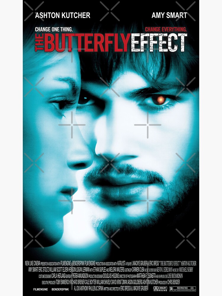 "The Butterfly Effect poster" Sticker by Pikokk | Redbubble
