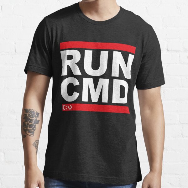 "Run CMD - C:\>" T-shirt for Sale by mongolife | Redbubble | run cmd t ...