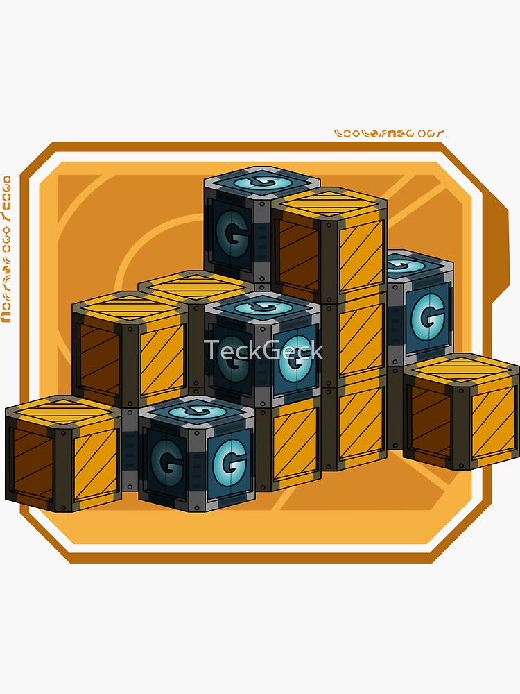 "Gadgetron Crates (R&C3)" Sticker for Sale by TeckGeck | Redbubble