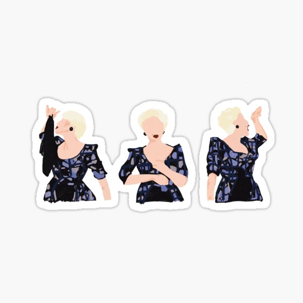 "Madonna Inspired - True Blue Dance " Sticker for Sale by mirandaelder ...