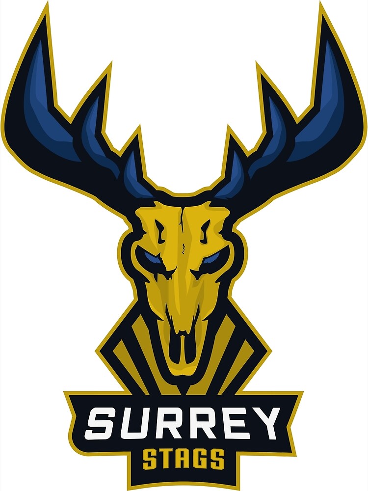 "Surrey Stags Logo" Poster by SVGS | Redbubble