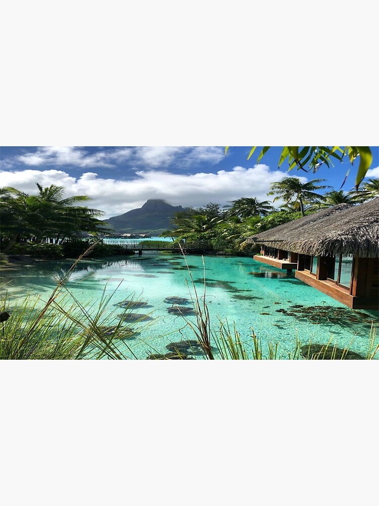 "Bora Bora." Sticker for Sale by deviseartkoko | Redbubble