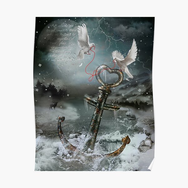 "Red String of Fate / Red Thread of Destiny / Soulmate (with quote ...