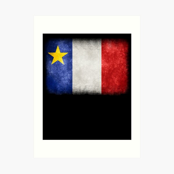 Acadian Flag Art Prints | Redbubble