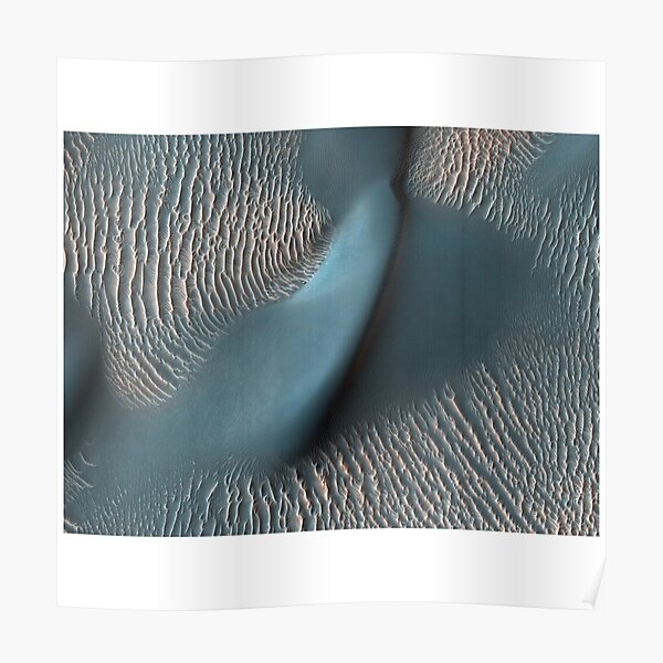 "Sand Dunes on Mars from NASA Mars Reconnaissance Orbiter (MRO)" Poster ...