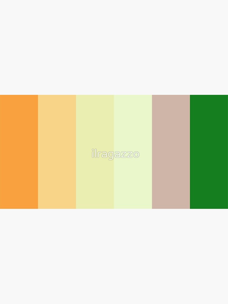 "The transition from summer to autumn Color Palette" Poster by ...